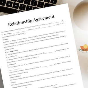 Editable Relationship Agreement Template Bundle - Downloadable Word ...