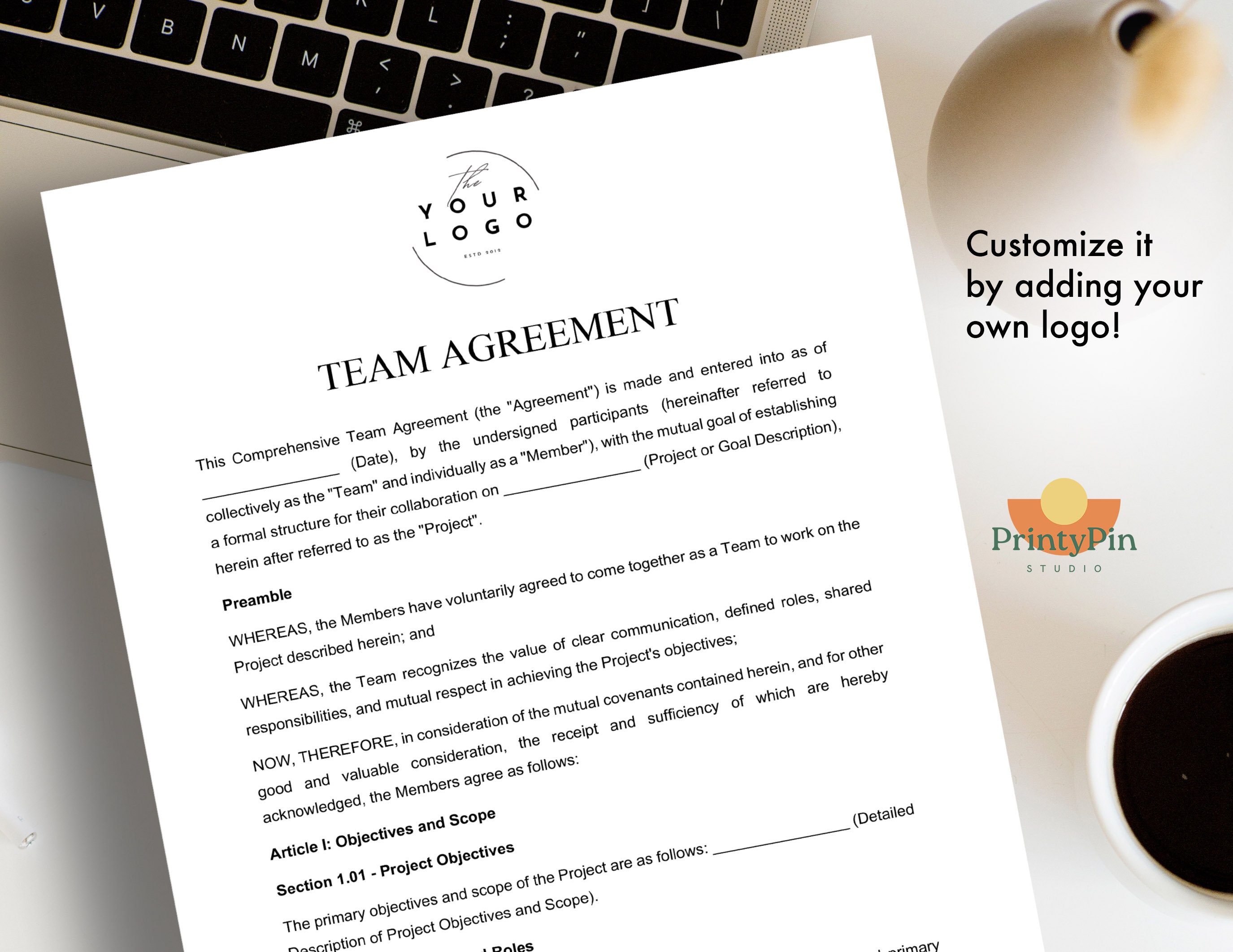Team Agreement Template Word - Comprehensive Project Collaboration ...
