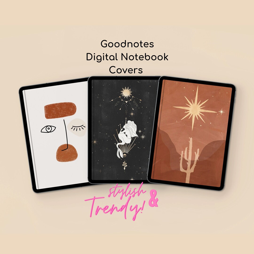 Digital Notebook Covers, Minimalist Aesthetic, Goodnotes Covers ...