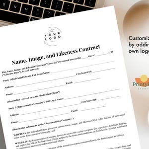 Name, Image, and Likeness Contract Template - NIL Contract Template ...