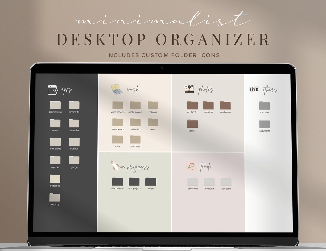 Student Desktop Wallpaper Organizer, MacBook Desktop Wallpaper ...