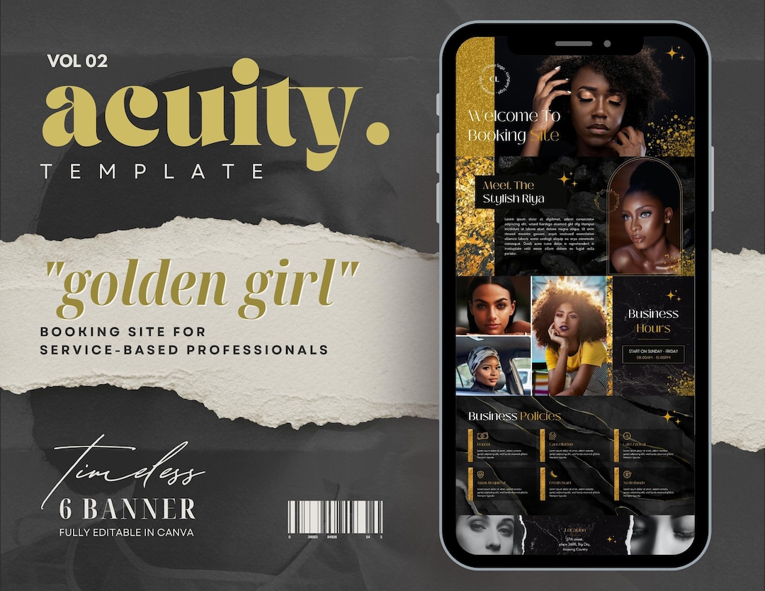 Acuity Template, Acuity Scheduling Template, Acuity Booking Site, DIY ...