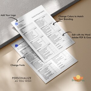 Residential House Cleaning Checklist | Editable in PDF, Google Docs & Microsoft Word ...