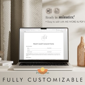Root Canal Consent Form Template Word - Dental Procedure Approval ...