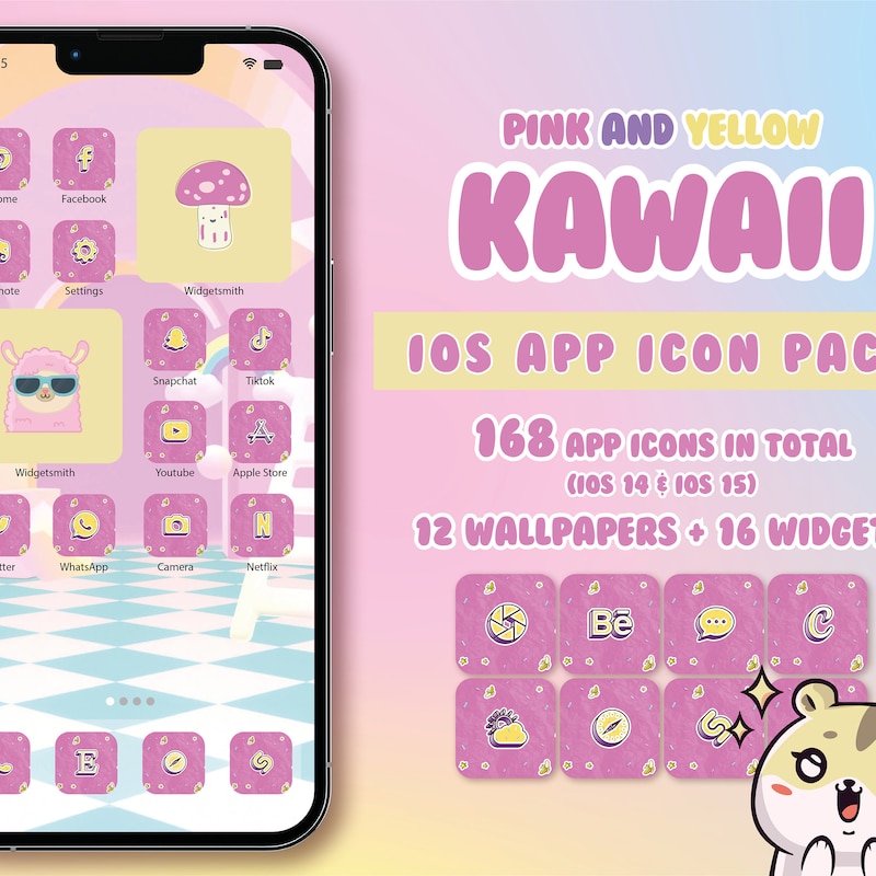 Kawaii App Icons - Etsy