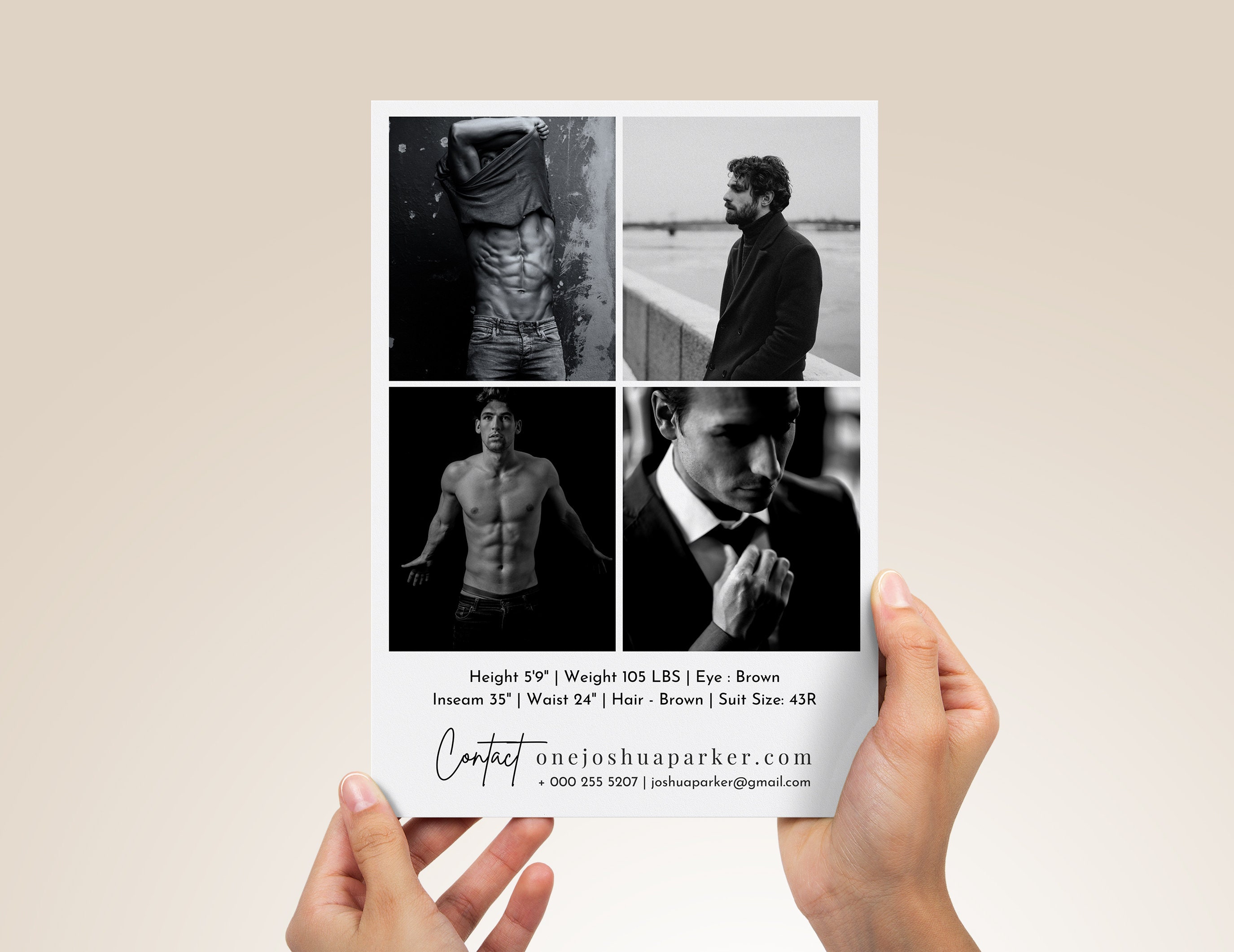 Model Comp Card Template, Elite Modeling Comp Card, Zed Card Template ...