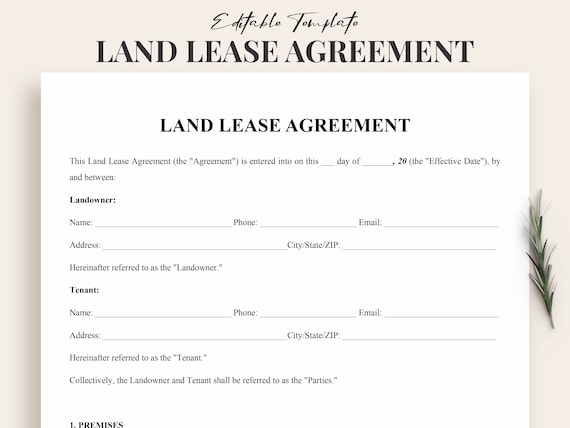 Land Contract With Tenant Forms Land Contract Agreement Form ≡ Fill