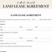 Land Lease Agreement Template Word - Printable, Customizable, Land ...