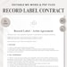 Complete Record Label Contract Template - Exclusive Rights, Royalties ...
