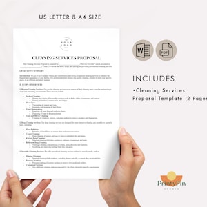 Cleaning Proposal Template - Professional Cleaning Business Proposal ...