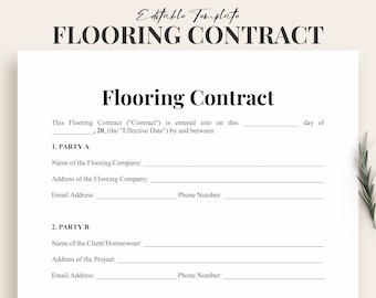 Epoxy Flooring Contract Template Polyaspartic Floor Coating Floor ...