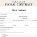 Customizable Floral Contract Template for Weddings & Events ...