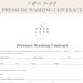 Professional Pressure Washing Contract Template - Printable Pressure ...
