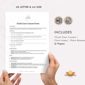 Tooth Gem Consent Form PDF - Tooth Gem Waiver - Tooth Gem Aftercare ...