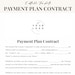 Customizable Payment Plan Contract Template - Easy-to-use Financial ...