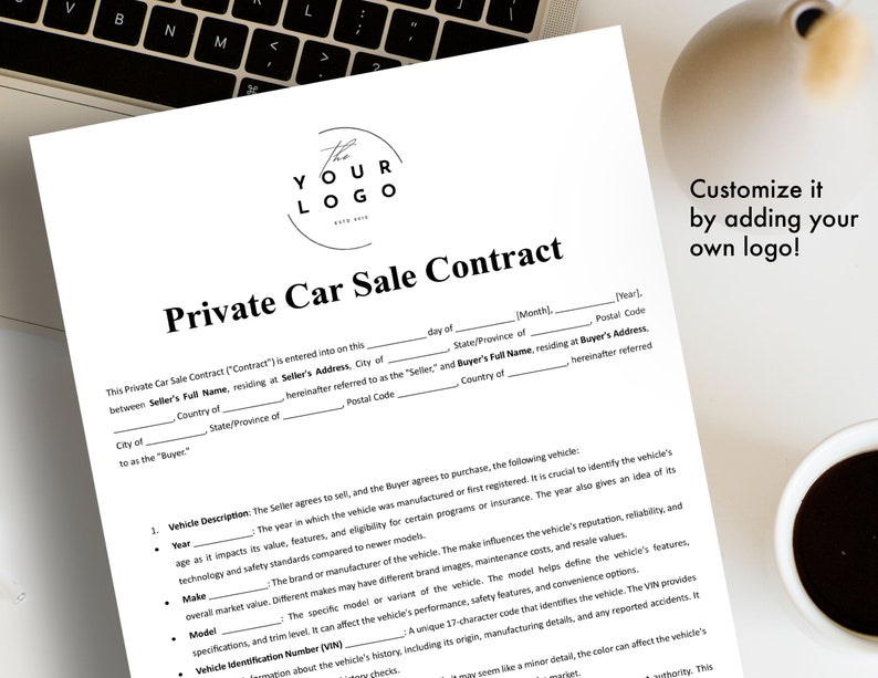 Private Car Sale Contract Template Pdf - Printable Private Car Sale ...