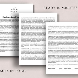 Employee Bond Agreement Template - Protect Your Business and Employees ...
