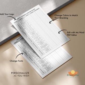 Dementia Alzheimer's Symptoms Tracker Template | Cognitive and ...