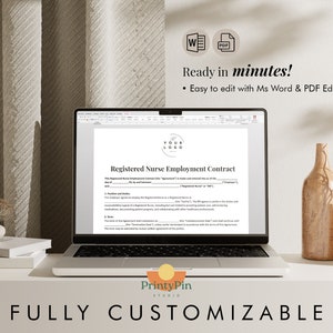 Registered Nurse Employment Contract | Detailed RN Job Agreement ...