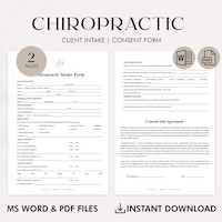 ROF Patient Handout Digital Download | Chiropractic Report of Findings ...