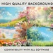 Spring Zoom Backgrounds - Digital Download, Floral Virtual Backgrounds ...