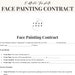Face Painting Contract Agreement ,face Painters Client Event Kit, Face ...