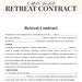Retreat Contract Template - Customizable Agreement for Retreat ...
