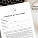 Valet Trash Services Contract Template Editable & Printable Waste ...