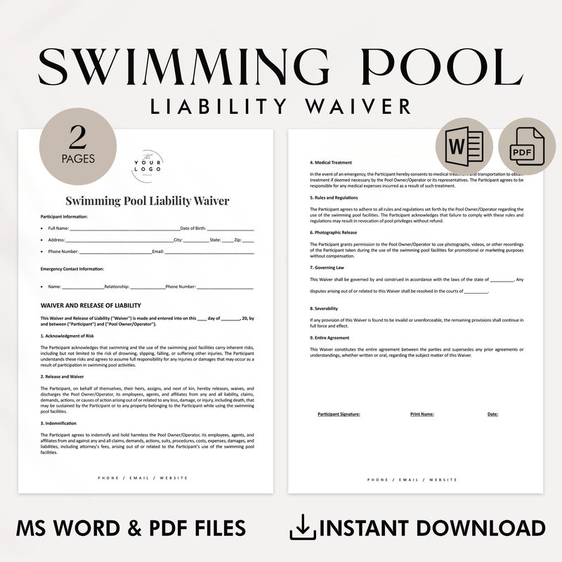 Swimming Pool Signs - Etsy