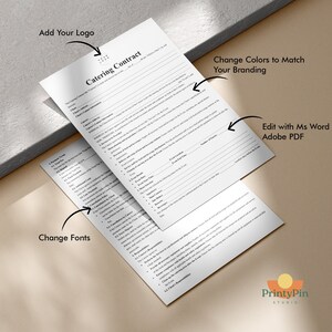 Catering Contract Template - Food Service Provider Agreement PDF ...