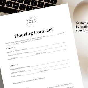 Flooring Contract Template for Flooring Companies and Homeowners ...