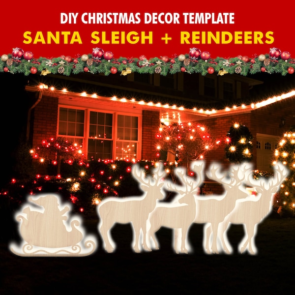 Life Size Christmas Templates - Etsy