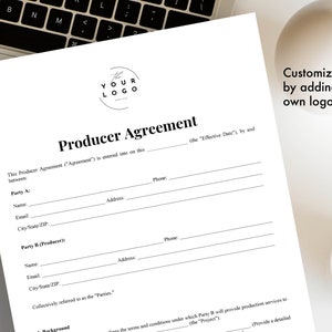 Producer Agreement Template - Professional Producer Contract ...