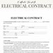 Electrical Contract Template Word - Professional Electrical Services ...