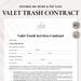 Valet Trash Services Contract Template | Editable & Printable Waste ...
