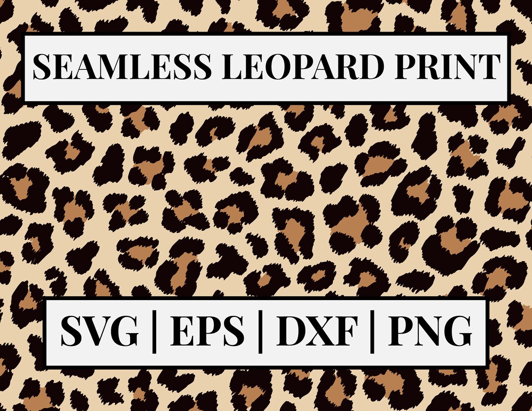 Leopard Print Pattern Svg, Leopard Pattern Svg Repeating Pattern ...