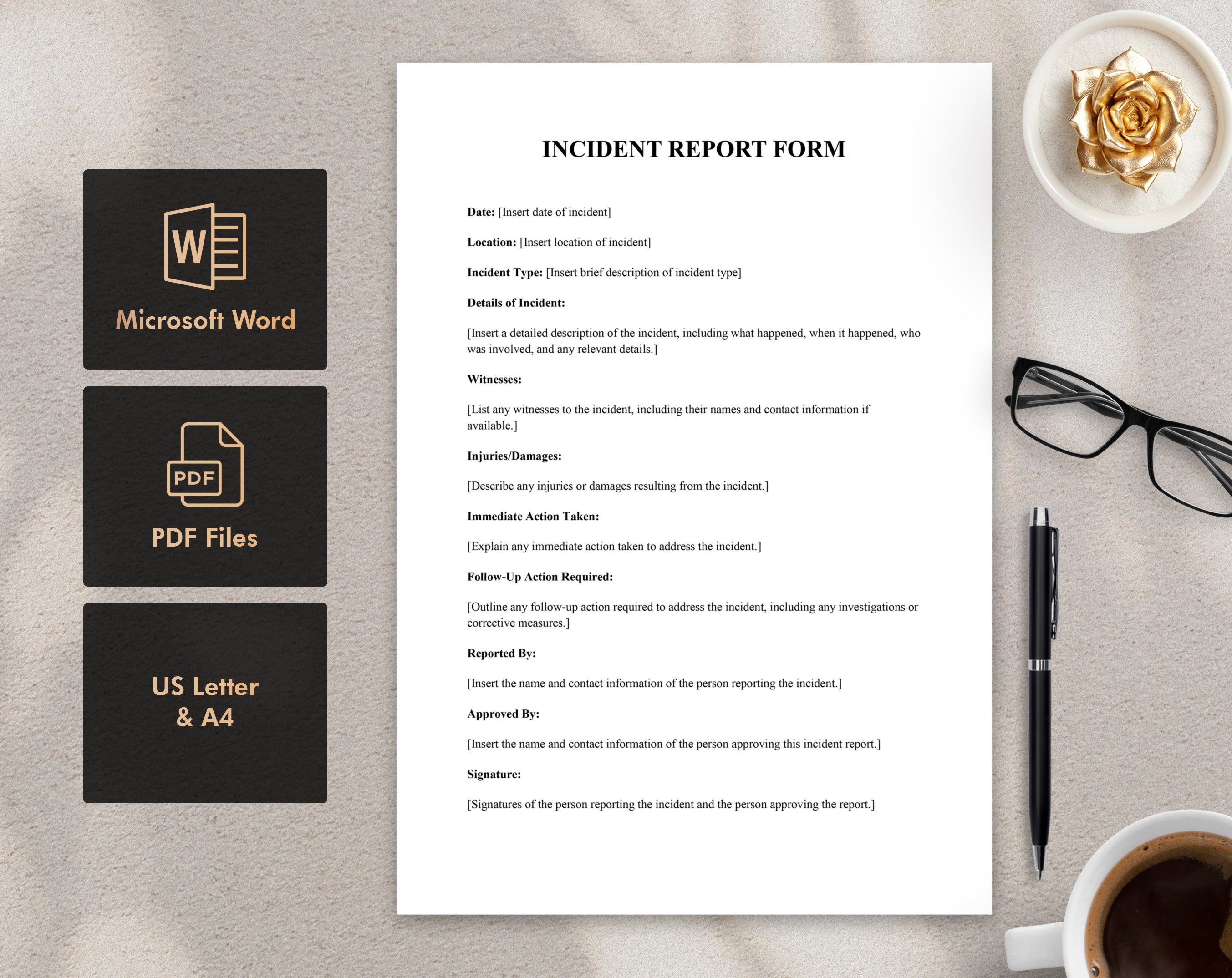 Incident Report Template Word