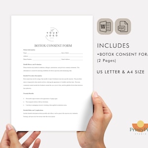 Botox Consent Form Template - Customizable Beauty Clinic Forms ...