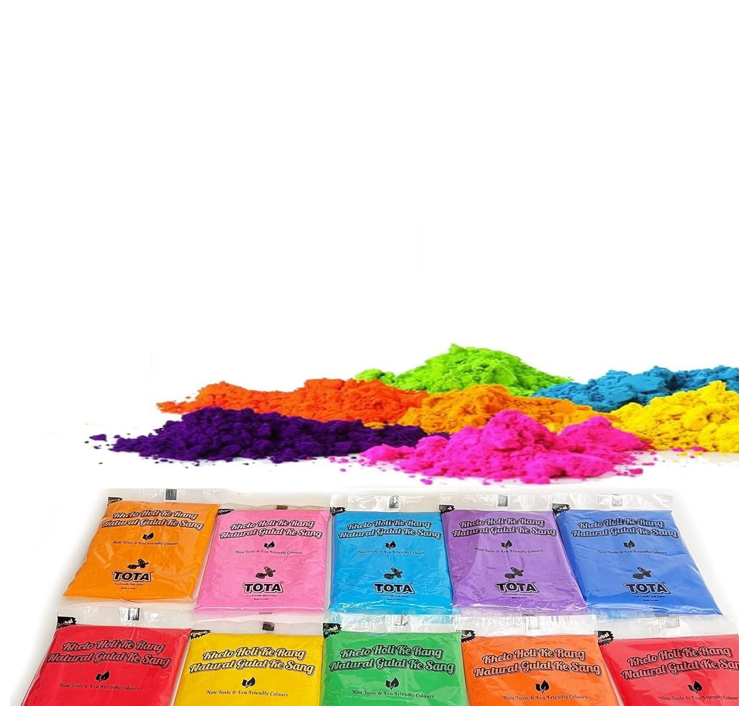 10 Brilliant Color Holi Powder, Powder for Photograpy, Color Party ...