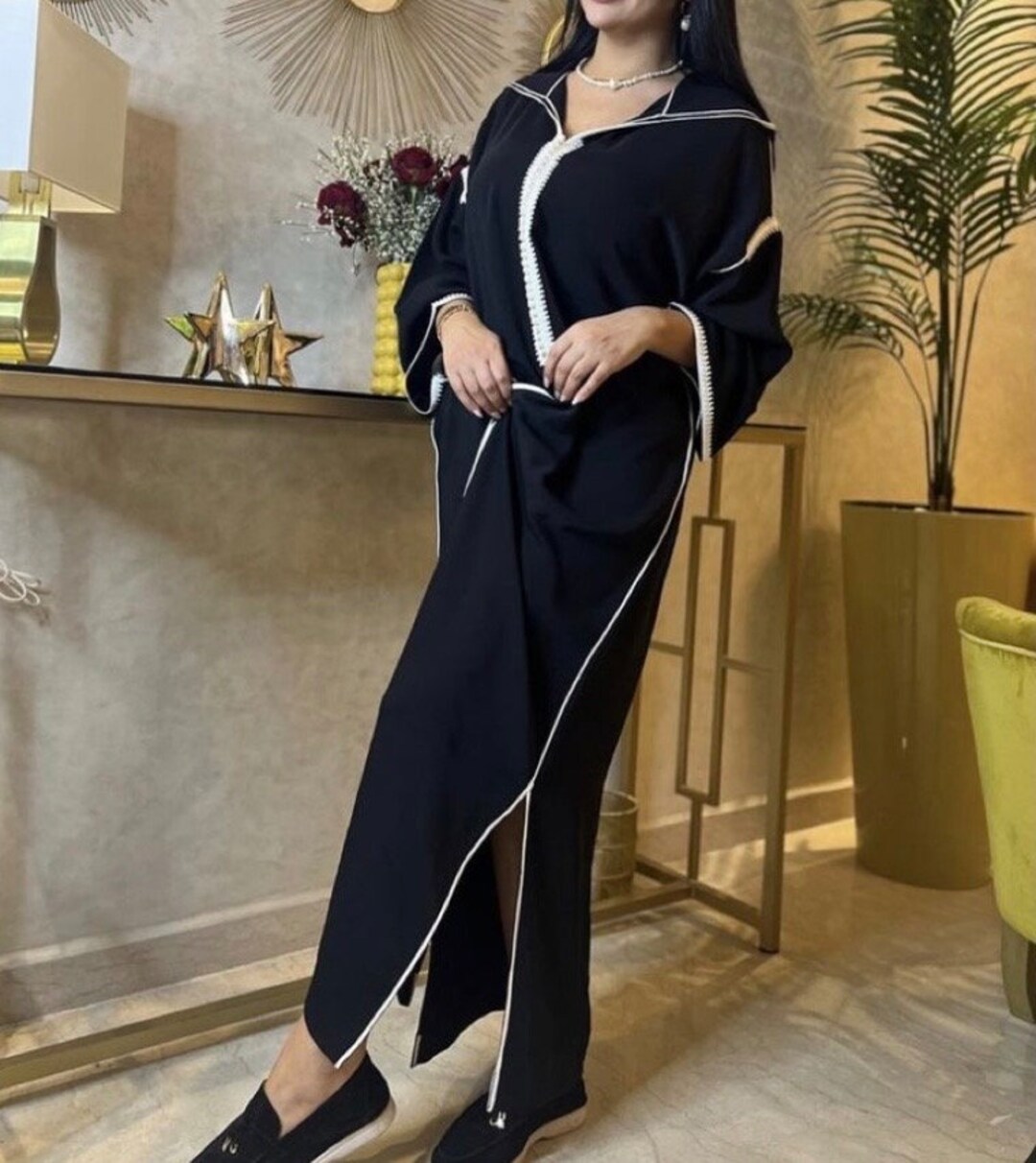 Jellaba Marocain Djellaba Robe Marocaine Pour Femme Arabe Robe Abaya ...