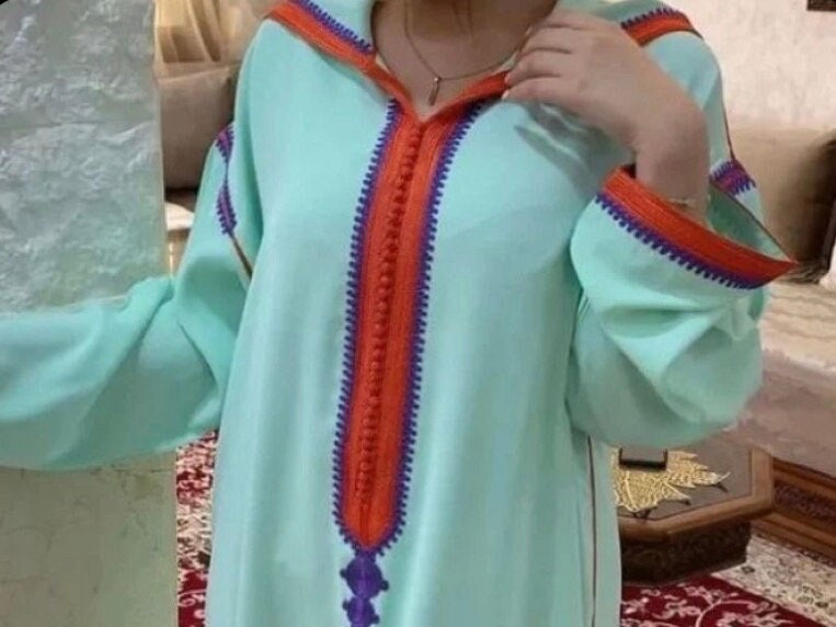 Jellaba Maroccan Djellaba Robe Marocaine Pour Femme Arabe Robe - Etsy