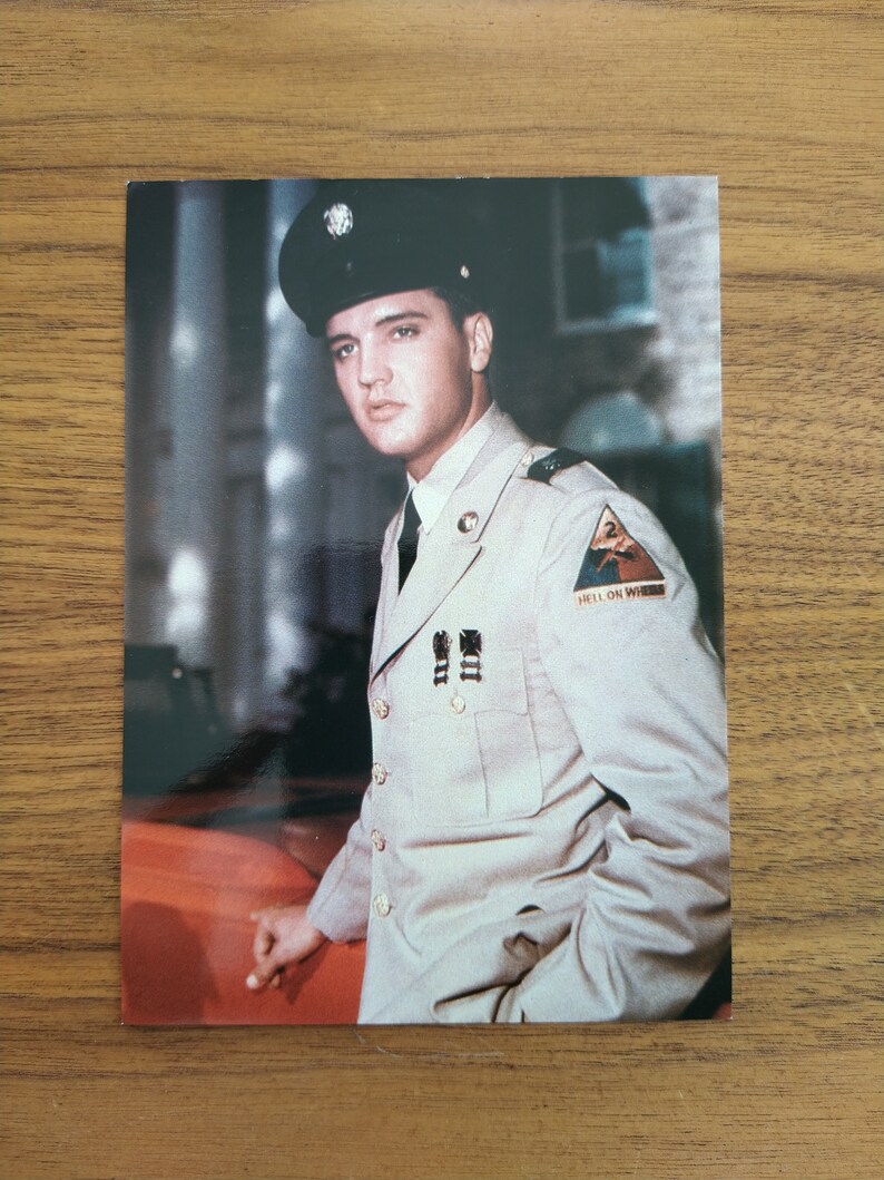 Set Of 6 Elvis Presley Postcards Etsy