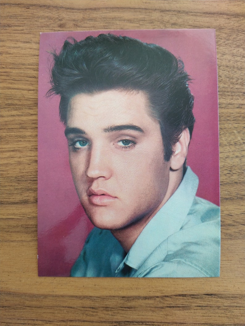 Set Of 6 Elvis Presley Postcards Etsy