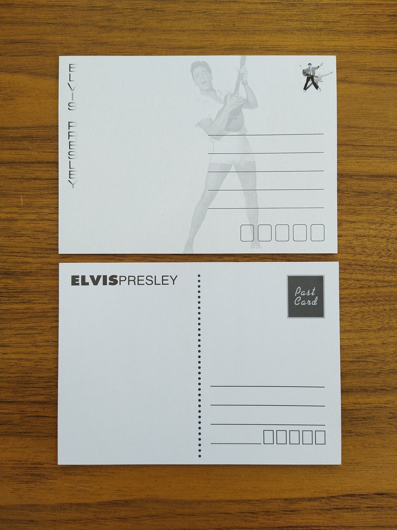 Elvis Presley Postcards Etsy