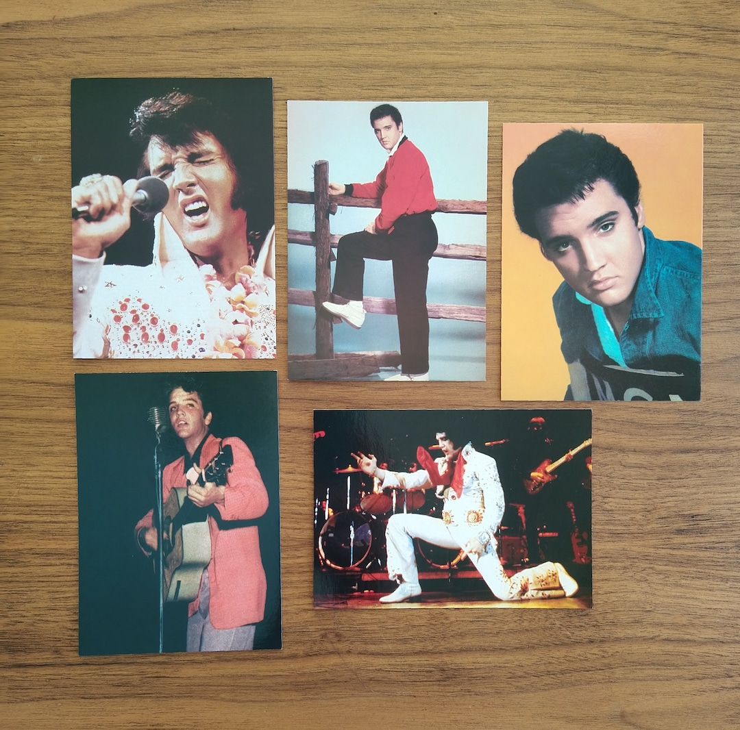 Elvis Presley Postcards Etsy