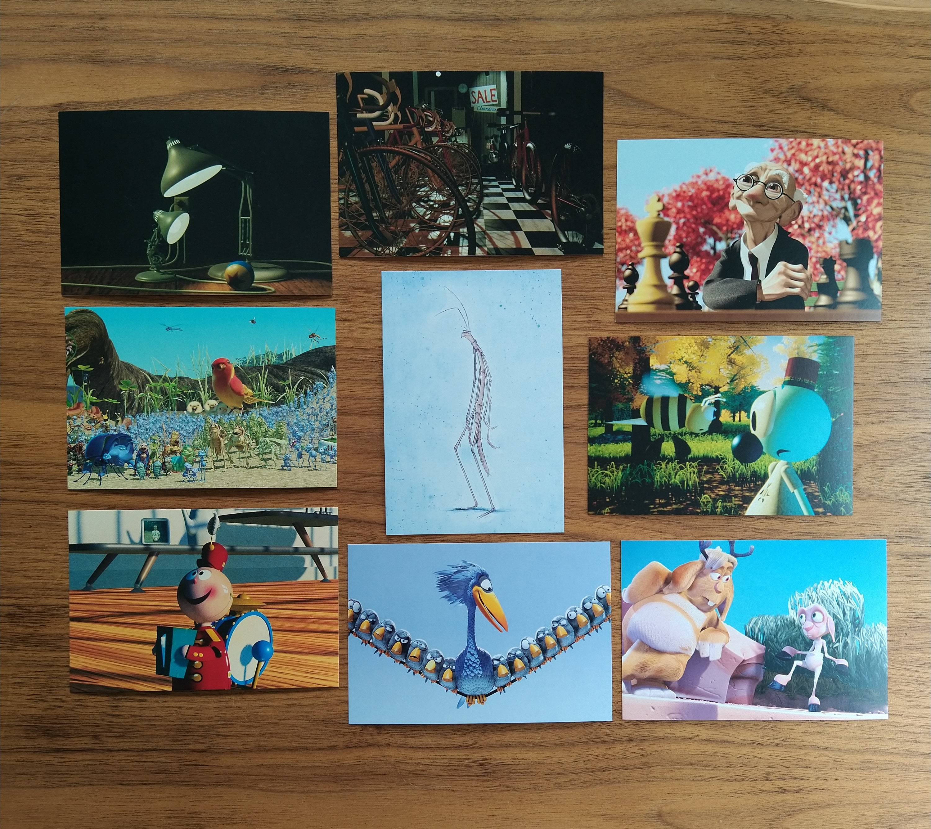 9 Postcards From Pixar Animated Movies Pack of 9 - Etsy