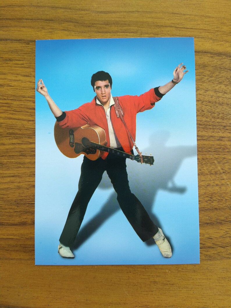 Set Of 6 Elvis Presley Postcards Etsy