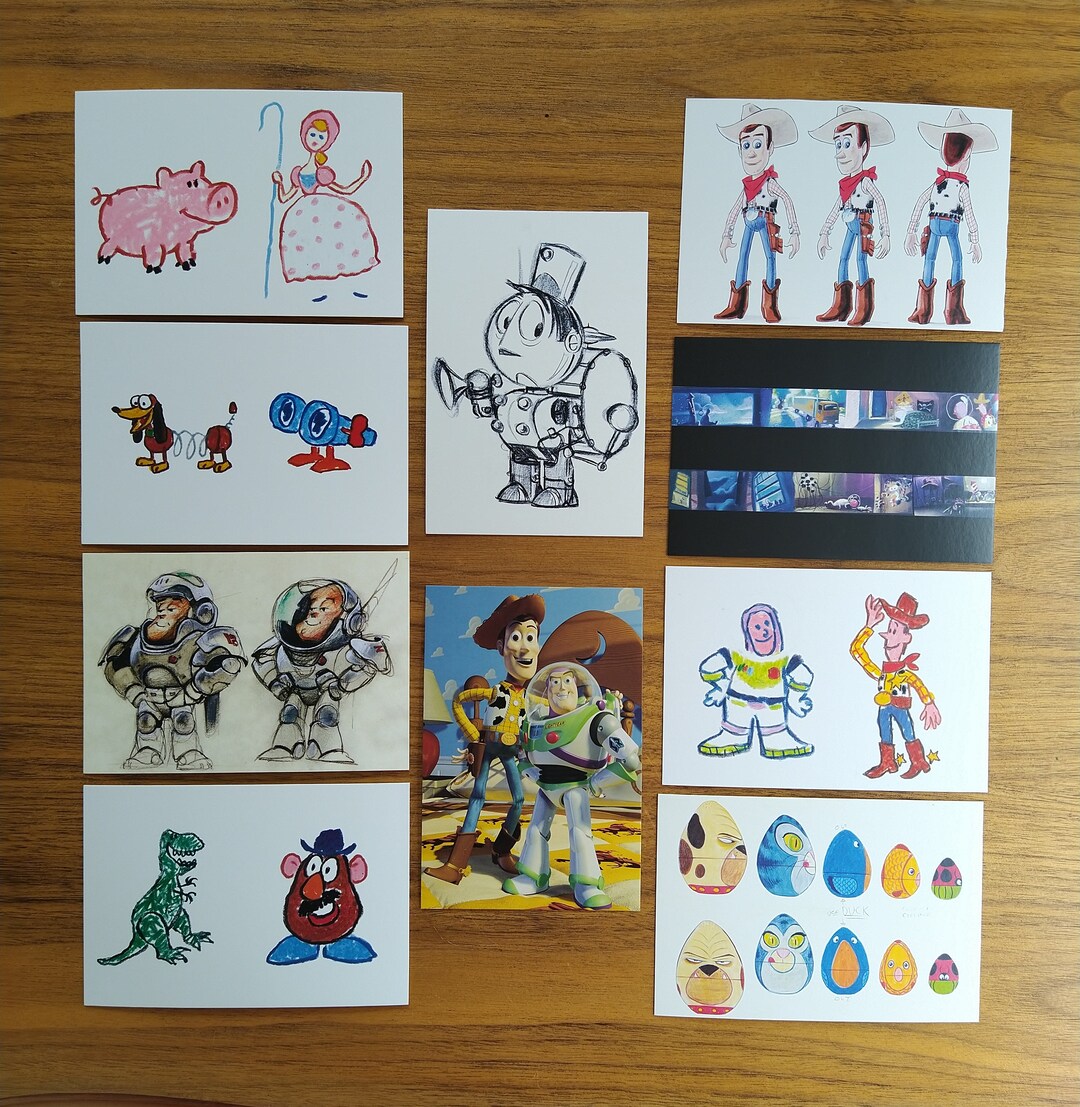 Pixar Toy Story Postcards Pack of 10 - Etsy