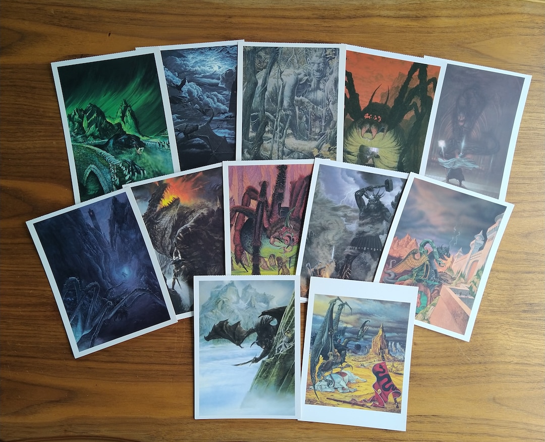 Tolkien Postcards 12-pack - Etsy