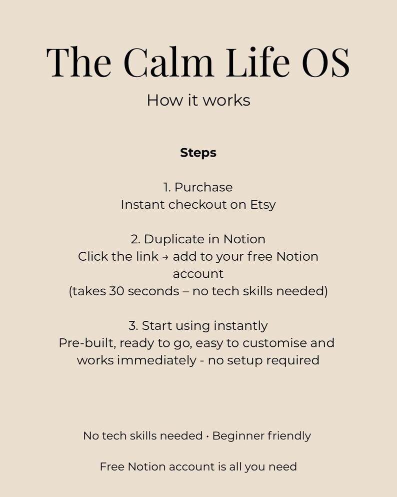 Notion Life Planner Template | All-in-one Digital Life Organisation ...